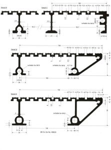 Designer Decking section details - Aluminium Flooring